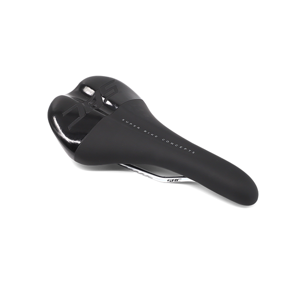 SBC Sport bicycle Saddle - Matt Gloss Black - Silverback Bikes